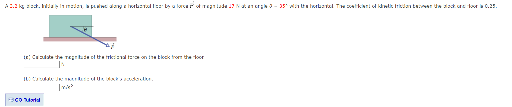 Solved (a) ﻿Calculate the magnitude of the frictional force | Chegg.com