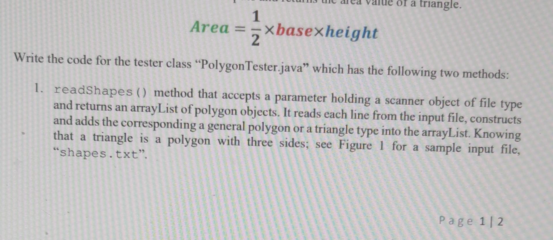 Solved POLYGON In geometry, polygons are defined as plane | Chegg.com