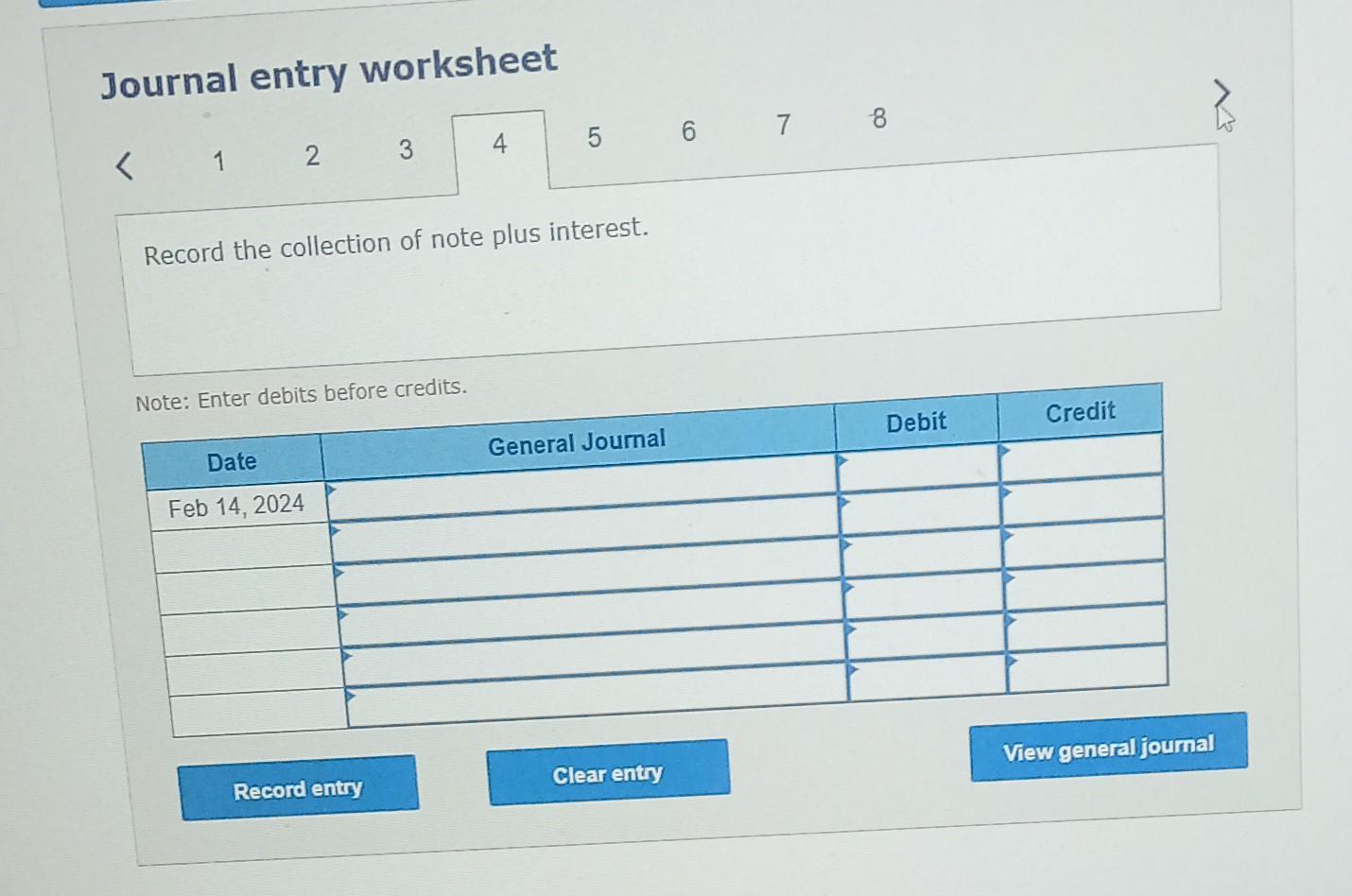 Solved Journal entry worksheet