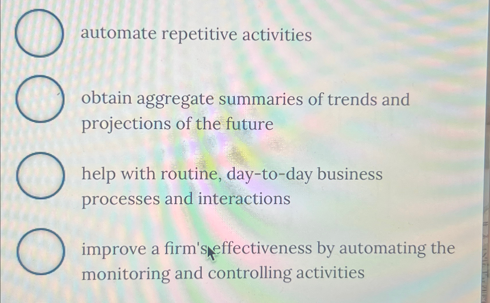 Solved automate repetitive activitiesobtain aggregate | Chegg.com