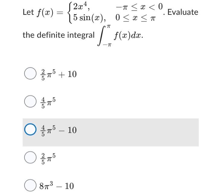 Solved uate ∫0ln(5)xex2dxeln(5)−1221(eln(5)−1)510Let | Chegg.com