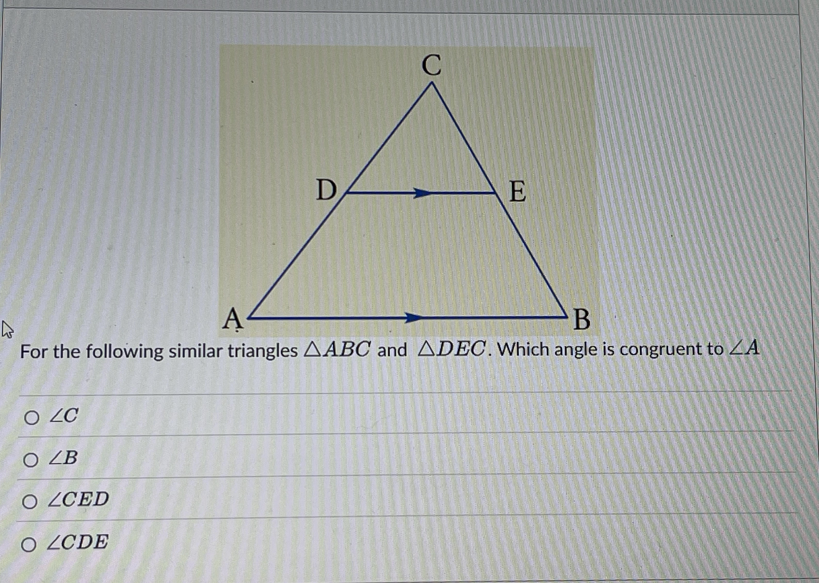 Solved For the following similar triangles ????ABC ﻿and | Chegg.com