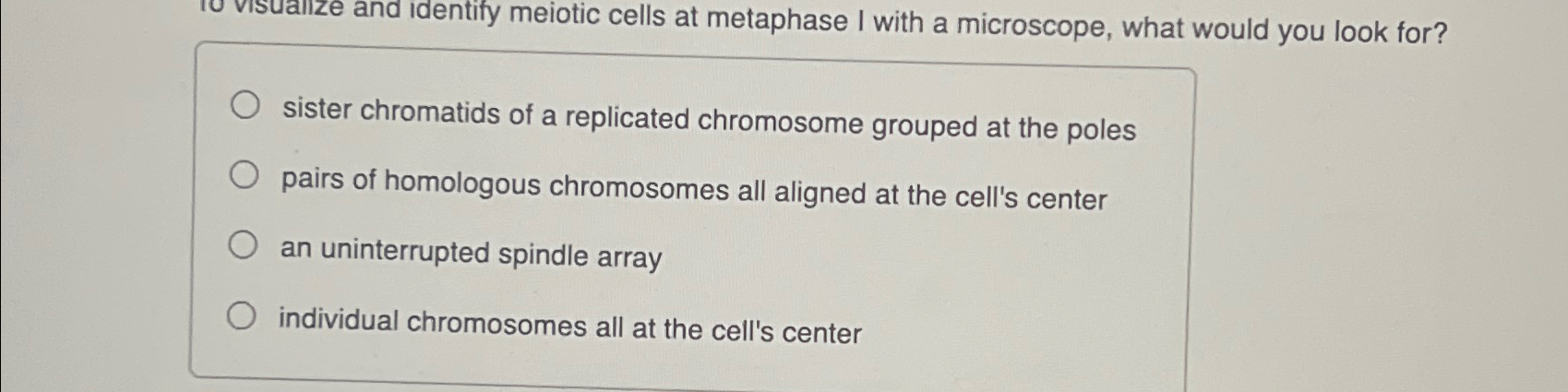 Solved 年sister chromatids of a replicated chromosome grouped | Chegg.com