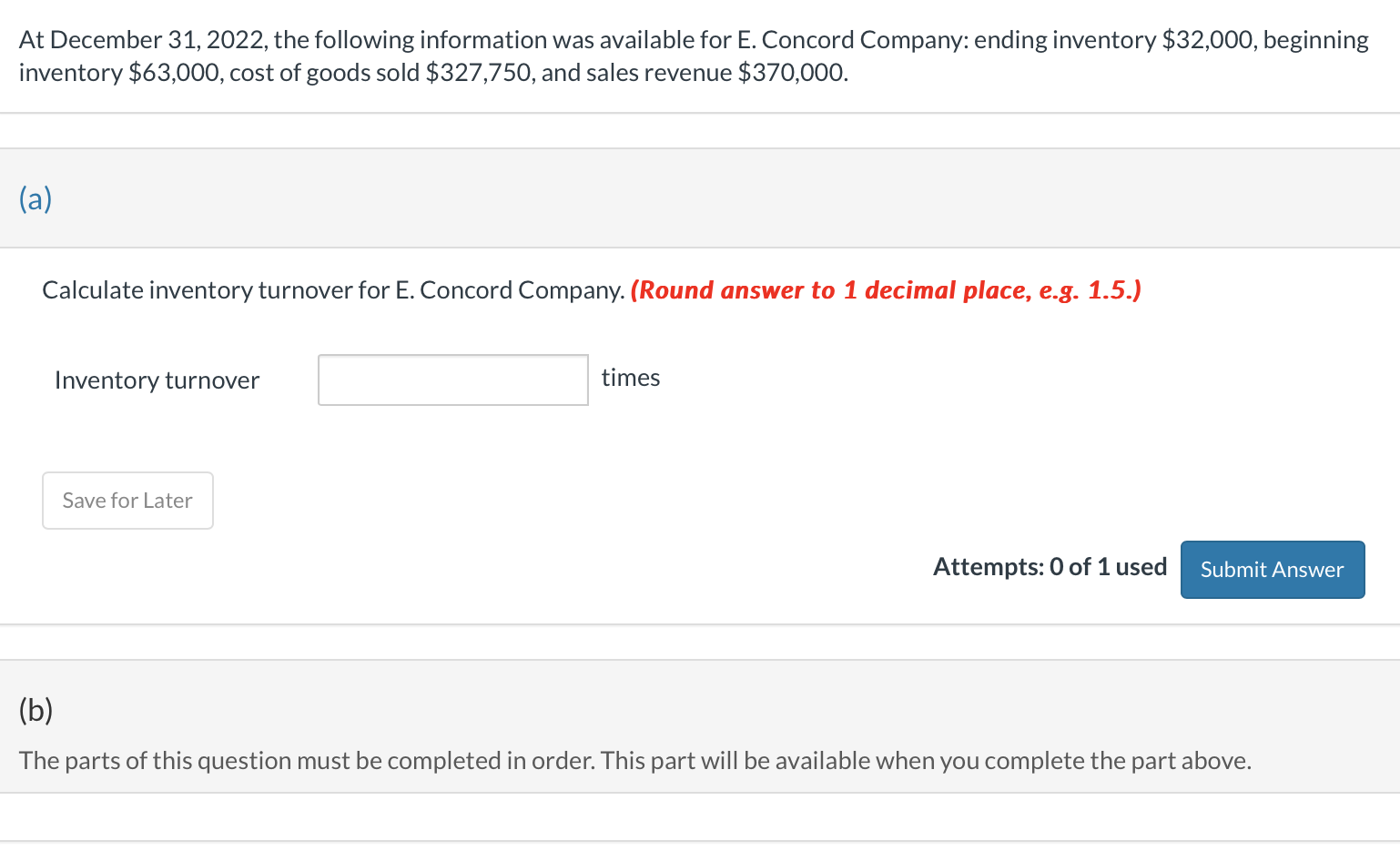 Solved (b)The parts of this question must be completed in | Chegg.com