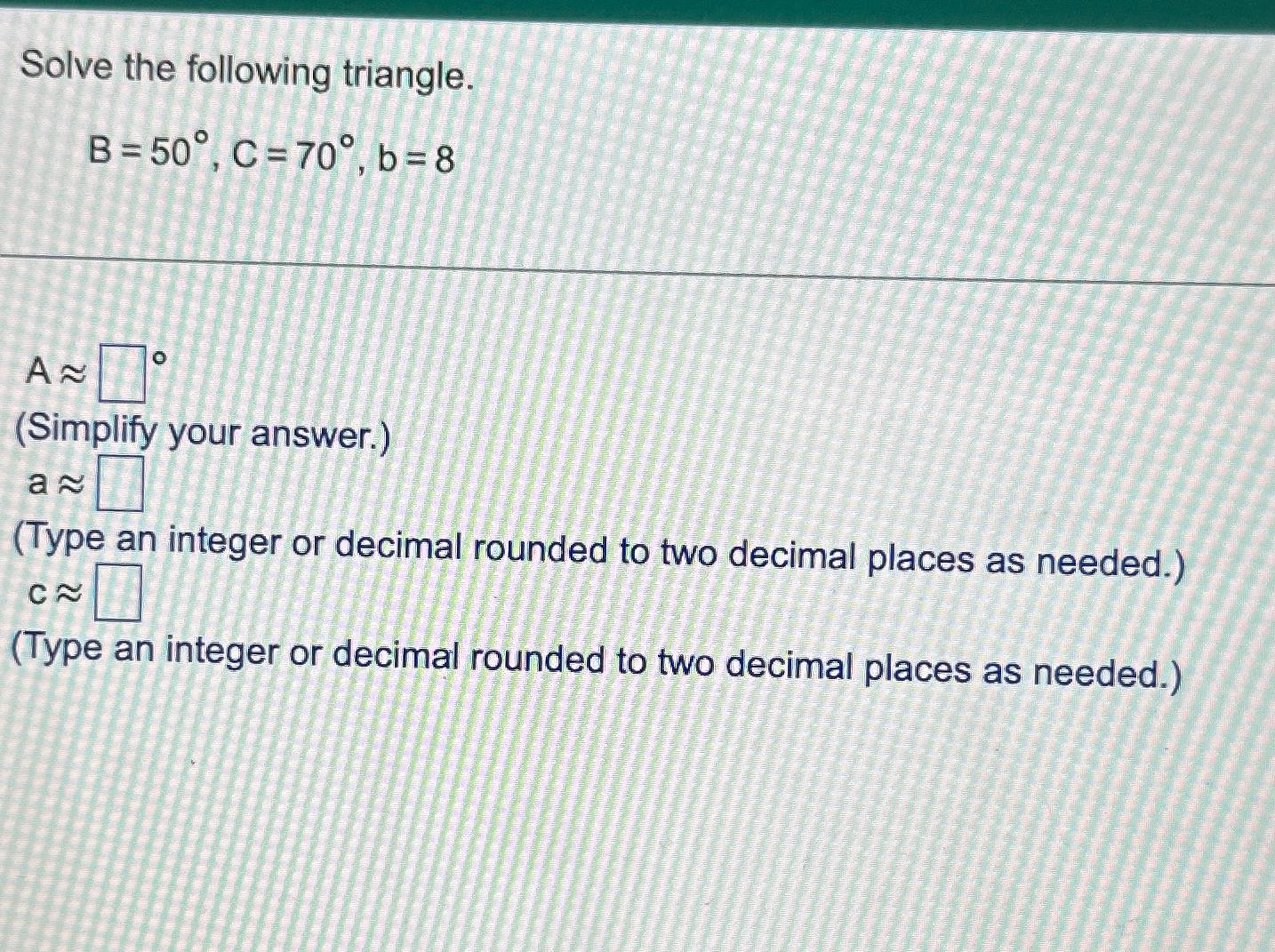 Solved Solve the following | Chegg.com