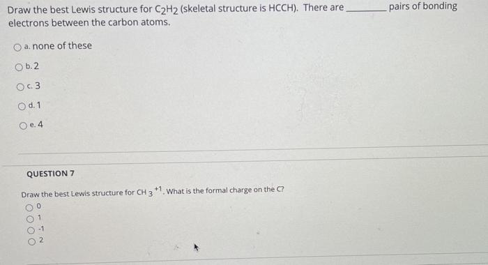 Solved pairs of bonding Draw the best Lewis structure for | Chegg.com