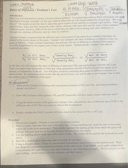 Solved Introduction R2OtGas Dansitybi Mwot 1 Have you ever | Chegg.com