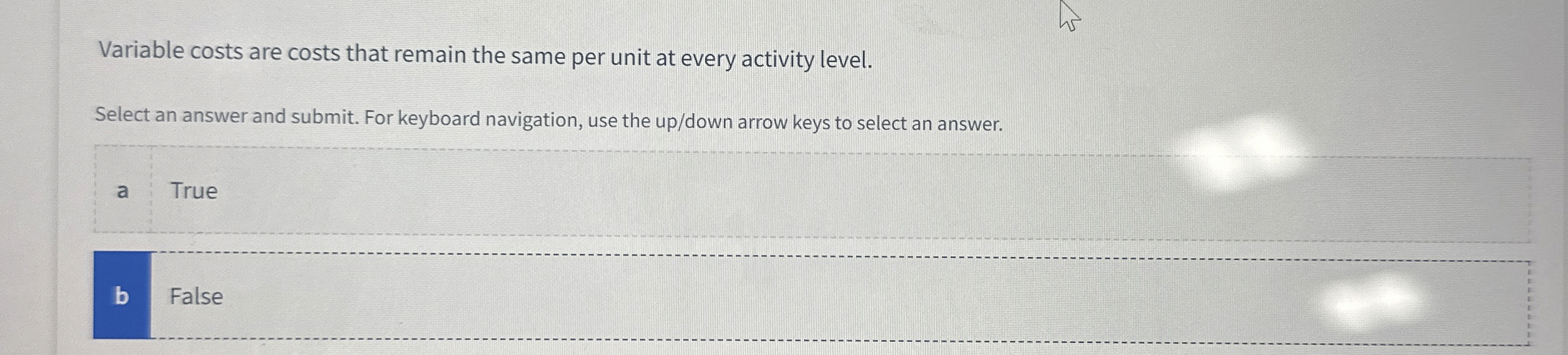 Solved Variable costs are costs that remain the same per | Chegg.com
