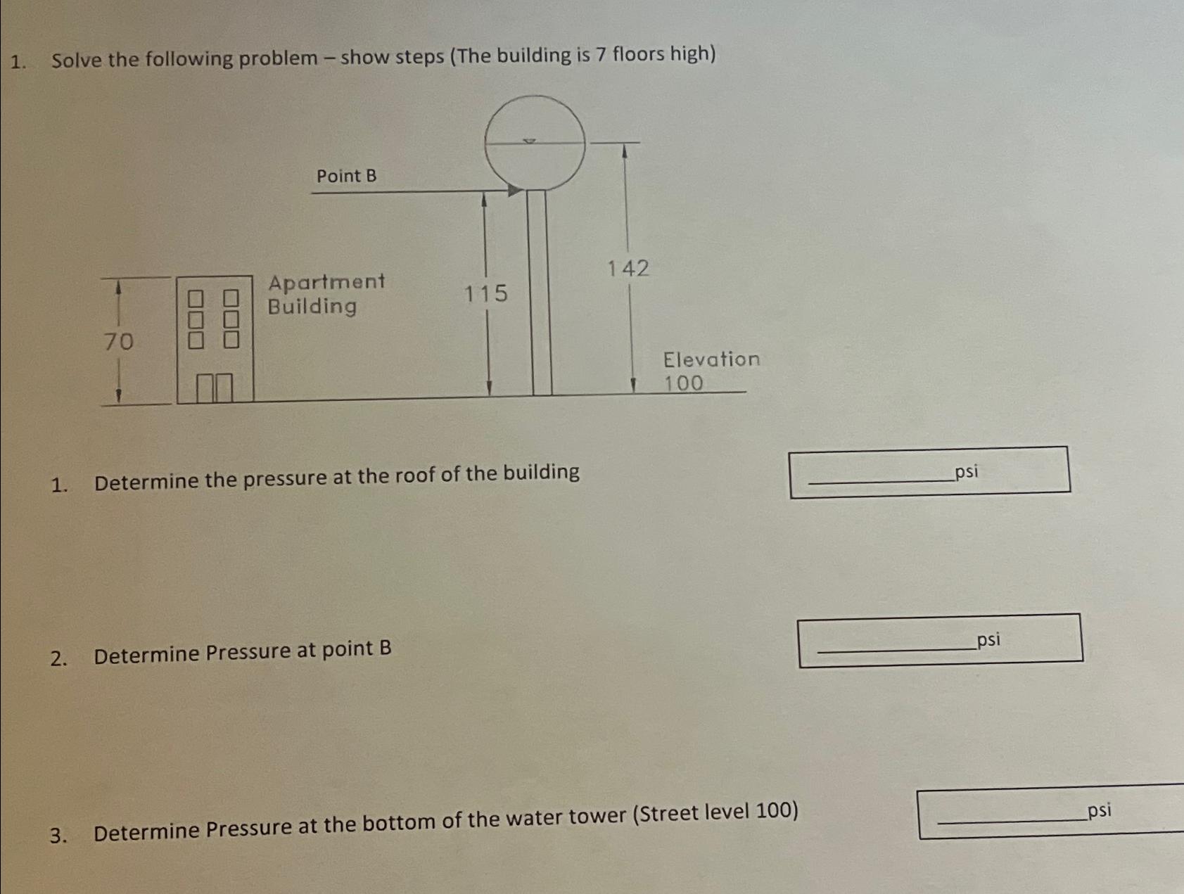 Solved Solve the following problem - ﻿show steps (The | Chegg.com