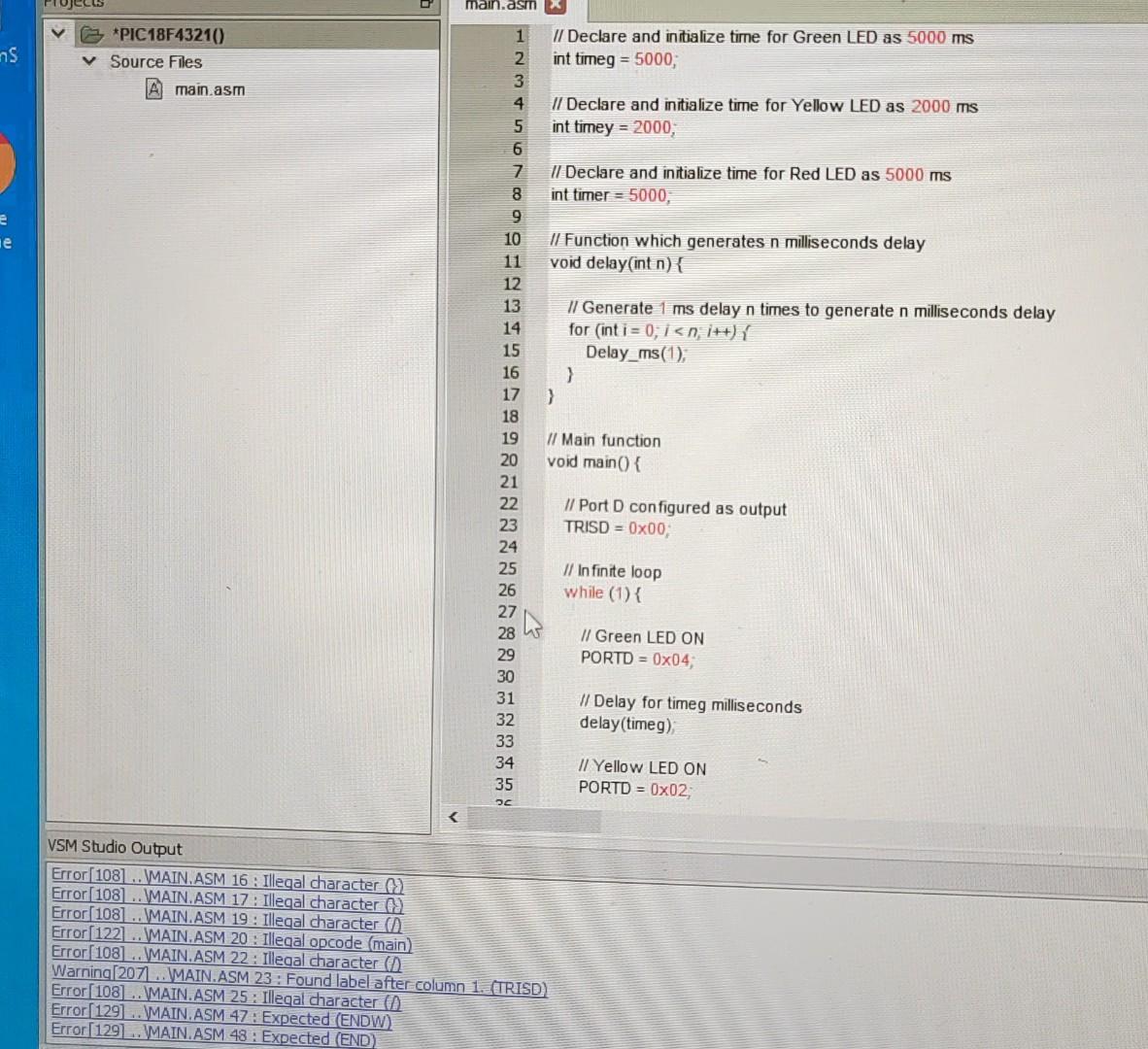 Solved I tried to run the code in many ways and still it | Chegg.com