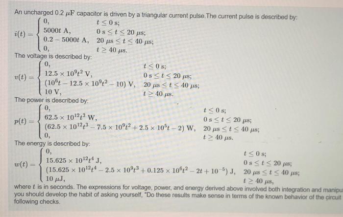 Solved An uncharged 0.2μF capacitor is driven by a | Chegg.com