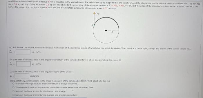 Solved before the inpact the doy has a speed 8 m/s, and the | Chegg.com