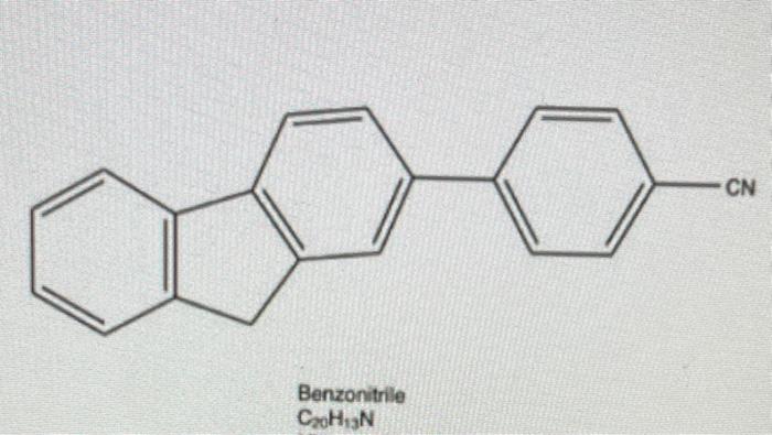 Solved CN Benzonitrile CHIN N Fluorinated Imine C2H1.NF. | Chegg.com