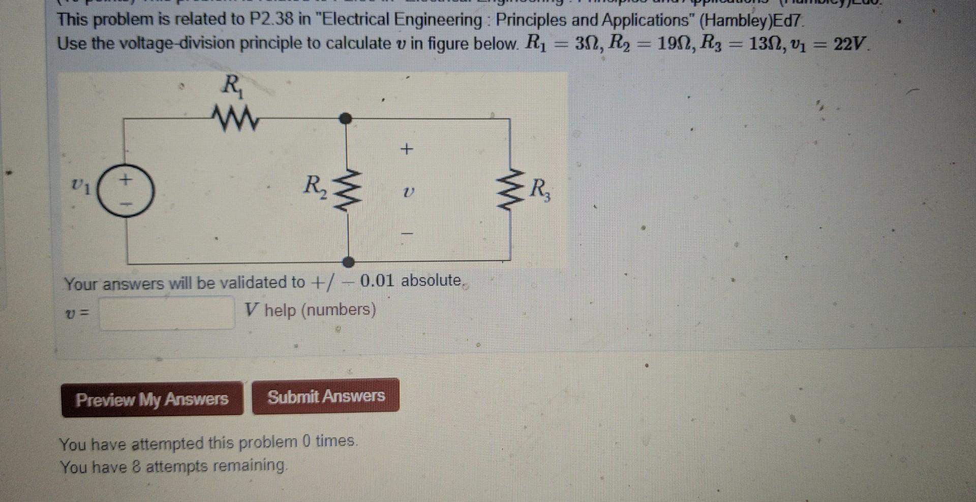 Solved This problem is related to P2.38 in "Electrical | Chegg.com