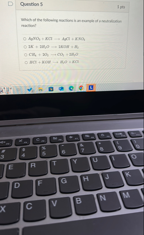 Solved Question 51 ﻿ptsWhich of the following reactions is | Chegg.com