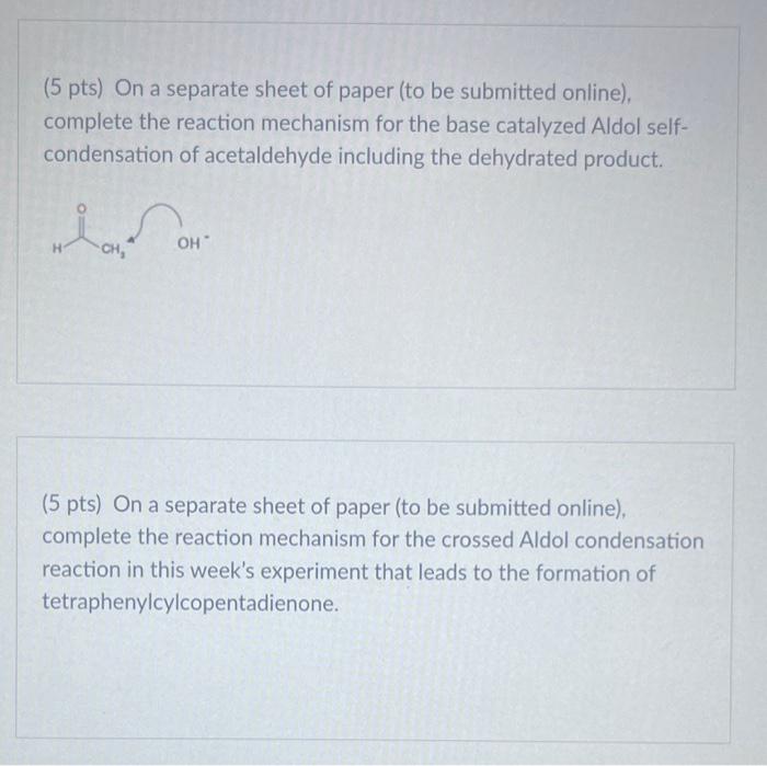 Solved (5 pts) On a separate sheet of paper (to be submitted | Chegg.com