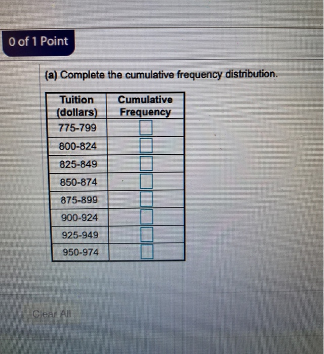 Solved 2.3 Additional Displays of Quantitative Data 2.3.RA-1 | Chegg.com