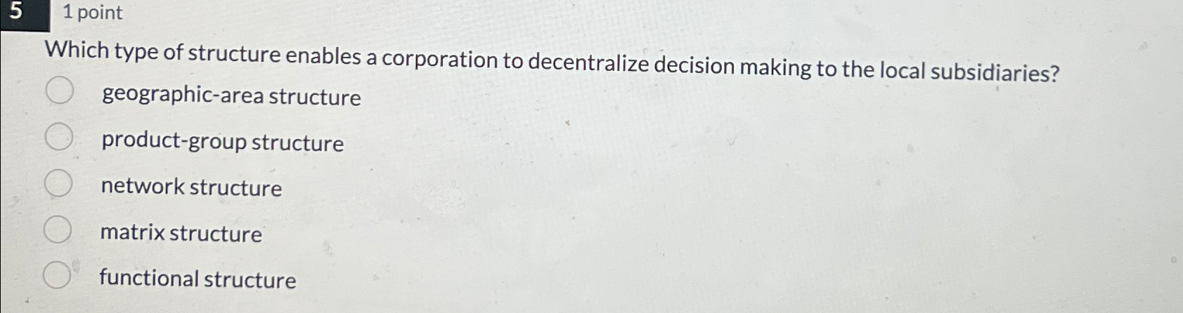 Solved 51 ﻿pointWhich type of structure enables a | Chegg.com