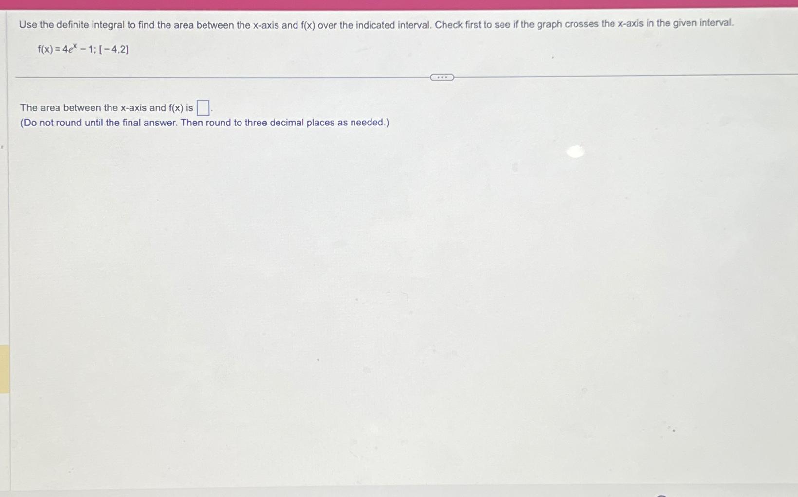 Solved Use the definite integral to find the area between | Chegg.com