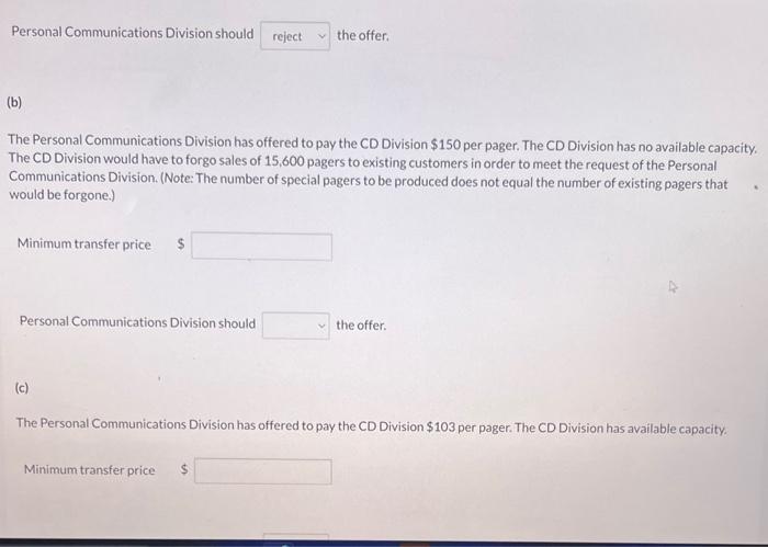 Solved Comm Devices (CD) is a division of Concord | Chegg.com