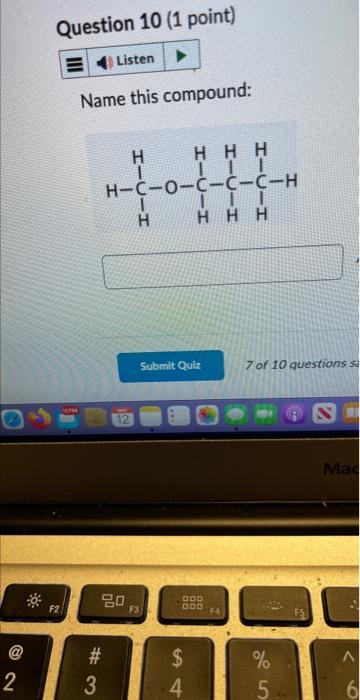 Solved Name this compound:Name this compound: Question 9 (1 | Chegg.com