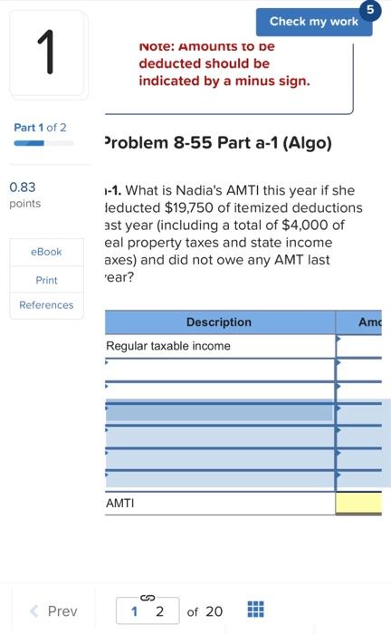 Required information Problem 8-55 (LO 8-2) (Algo) | Chegg.com Required information Problem 8-55 (LO 8-2) (Algo) | Chegg.com