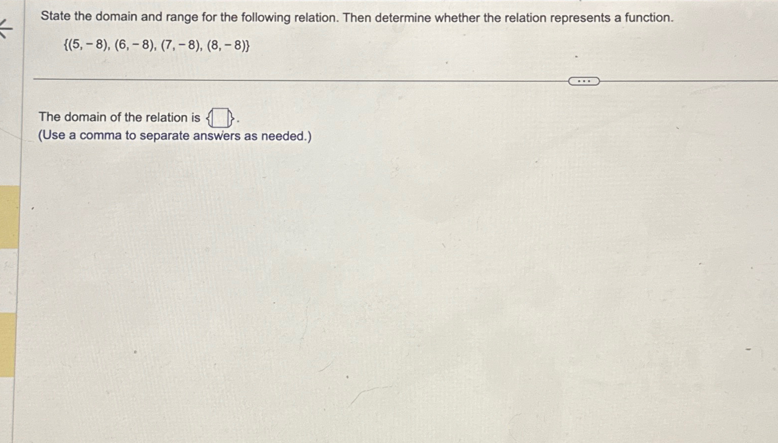 Solved State The Domain And Range For The Following