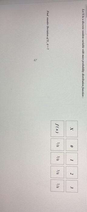 Solved La Xbe a discrete random variable with many | Chegg.com