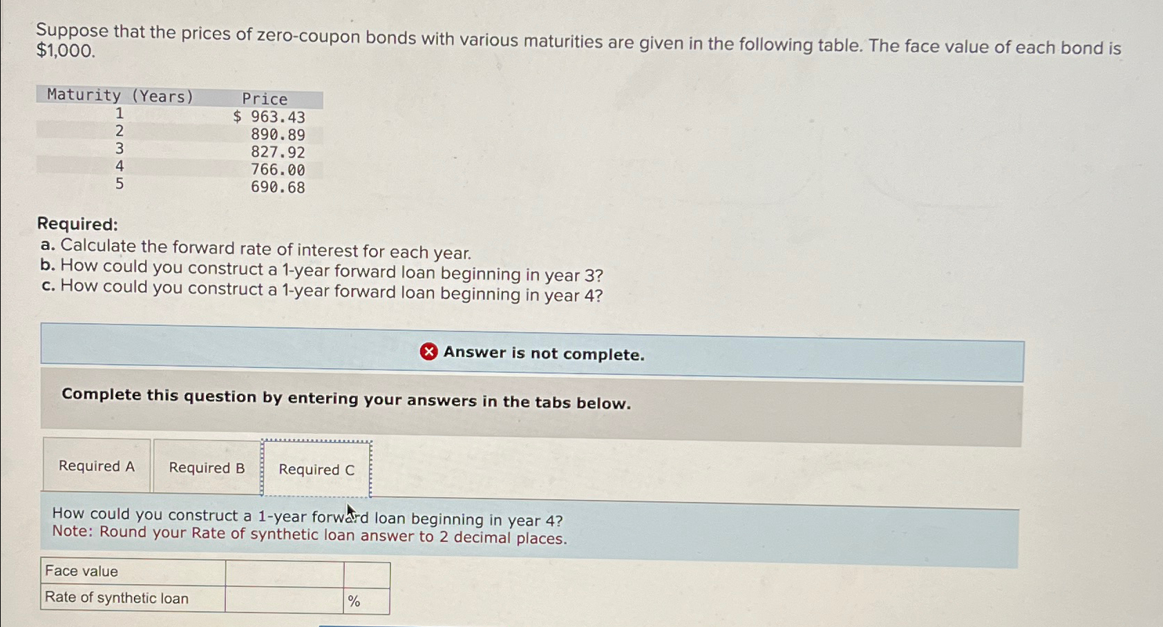 Suppose that the prices of zero-coupon bonds with | Chegg.com