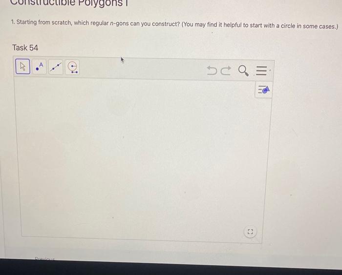 Solved 1. Starting from scratch, which regular n-gons can | Chegg.com