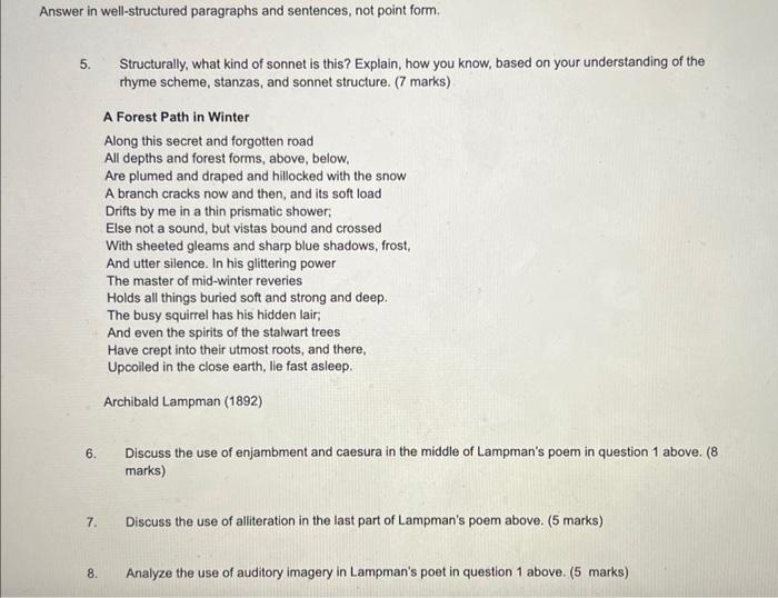 Answer in well-structured paragraphs and sentences, | Chegg.com