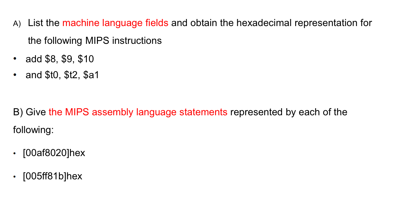 Solved by an EXPERT In google, search for MIPS Reference Data Sheet ...