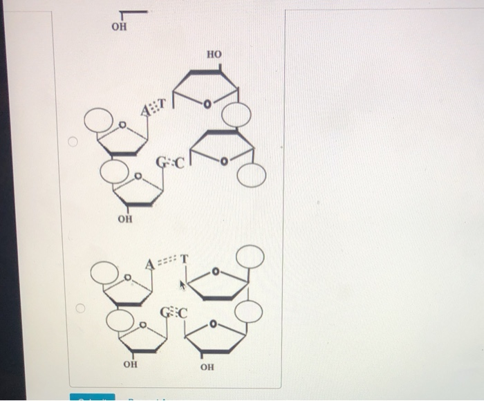 Solved choose rhe correct chemical structure of a | Chegg.com