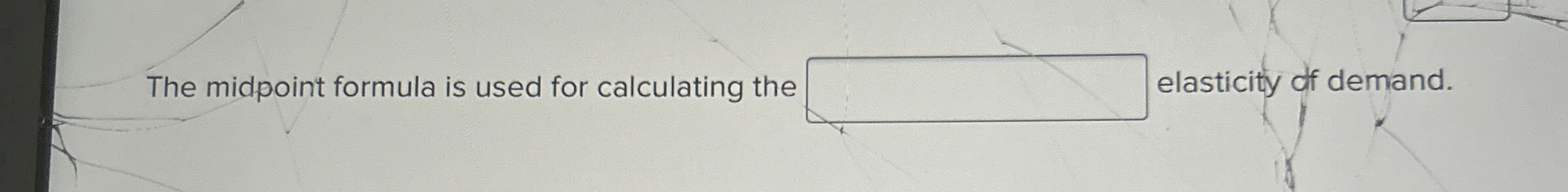 Solved The midpoint formula is used for calculating | Chegg.com