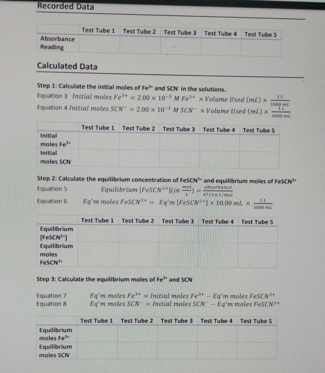 Solved Calibration Curve Use this pre-made data set of | Chegg.com