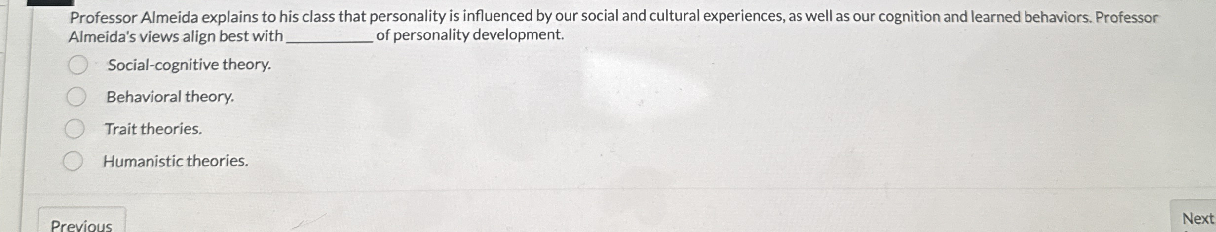 Solved Professor Almeida explains to his class that | Chegg.com