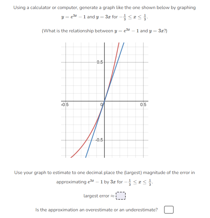 Solved Using a calculator or computer, generate a graph like | Chegg.com