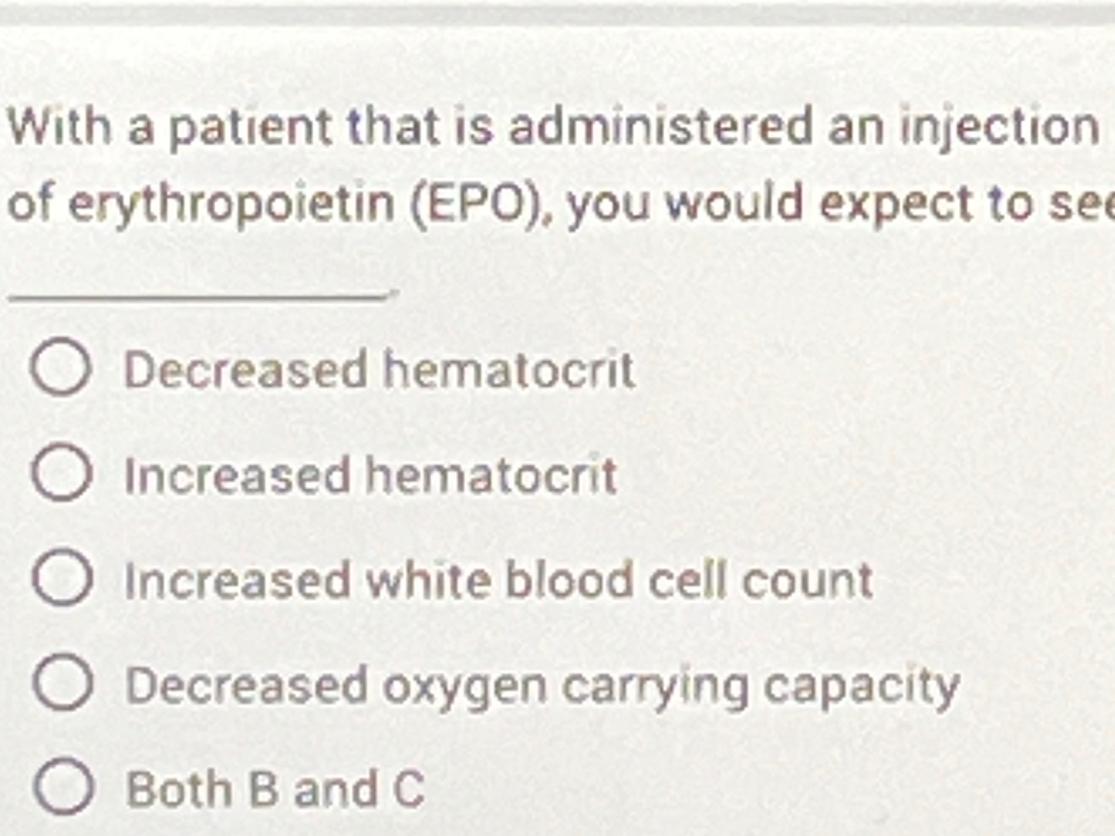 Solved With a patient that is administered an injection of | Chegg.com