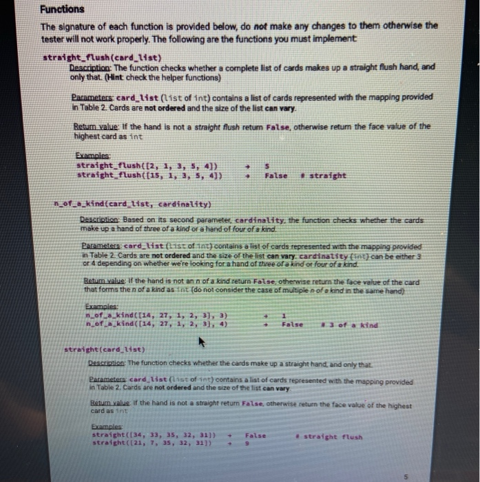 Solved PYTHON 3 (function should check values not | Chegg.com