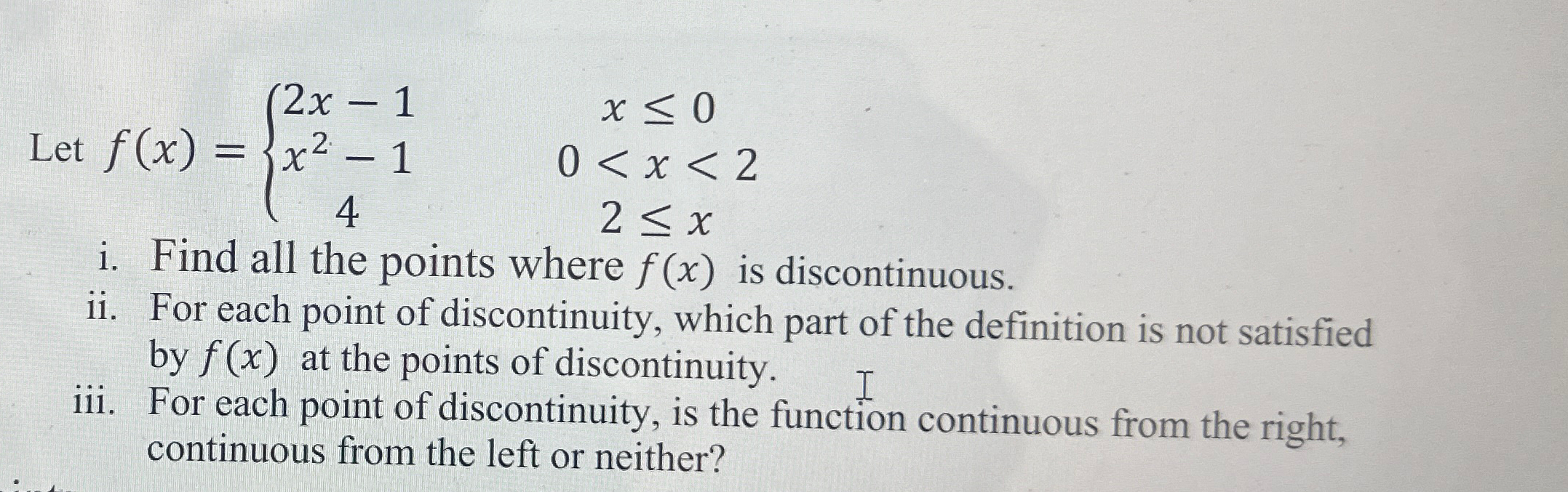 Solved Let f(x)f(x) | Chegg.com
