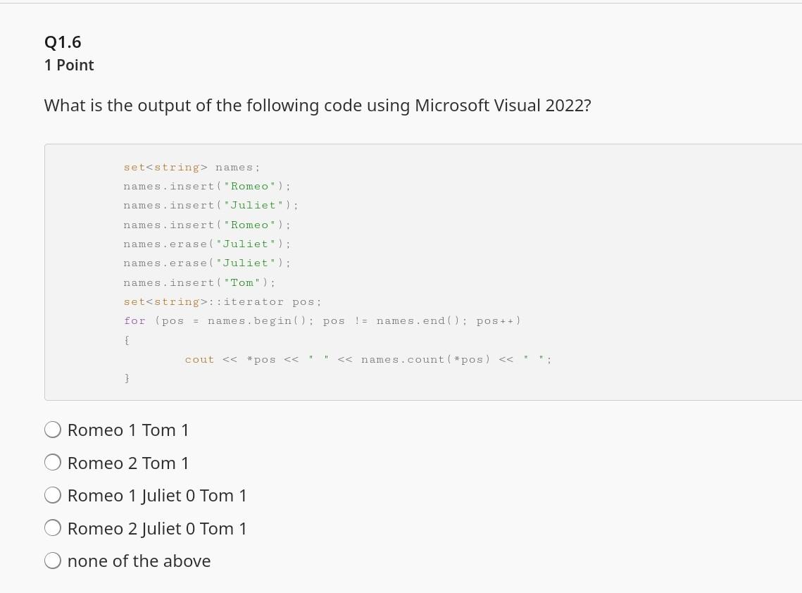 What is the output of the following code using | Chegg.com