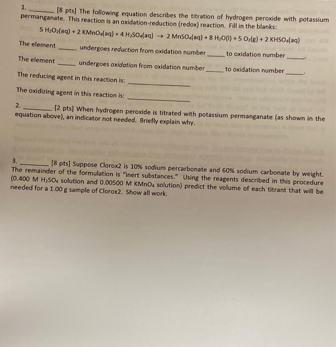 Solved 1 [8 pts) The following equation describes the | Chegg.com