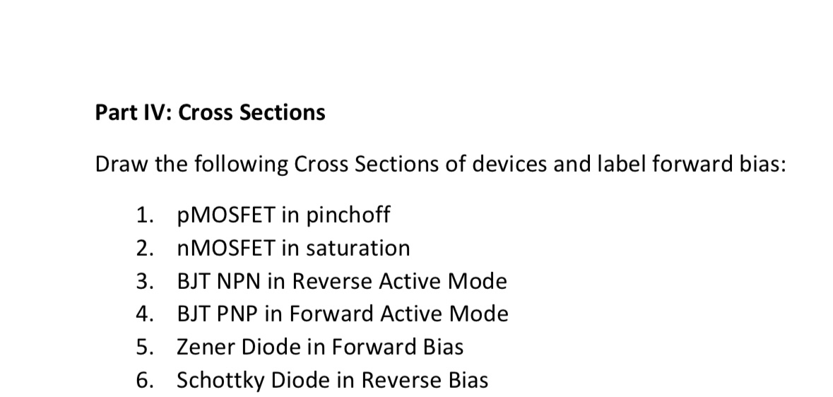 Solved Part IV: Cross SectionsBE THOROUGH AND SHOW ALL WORK. | Chegg.com