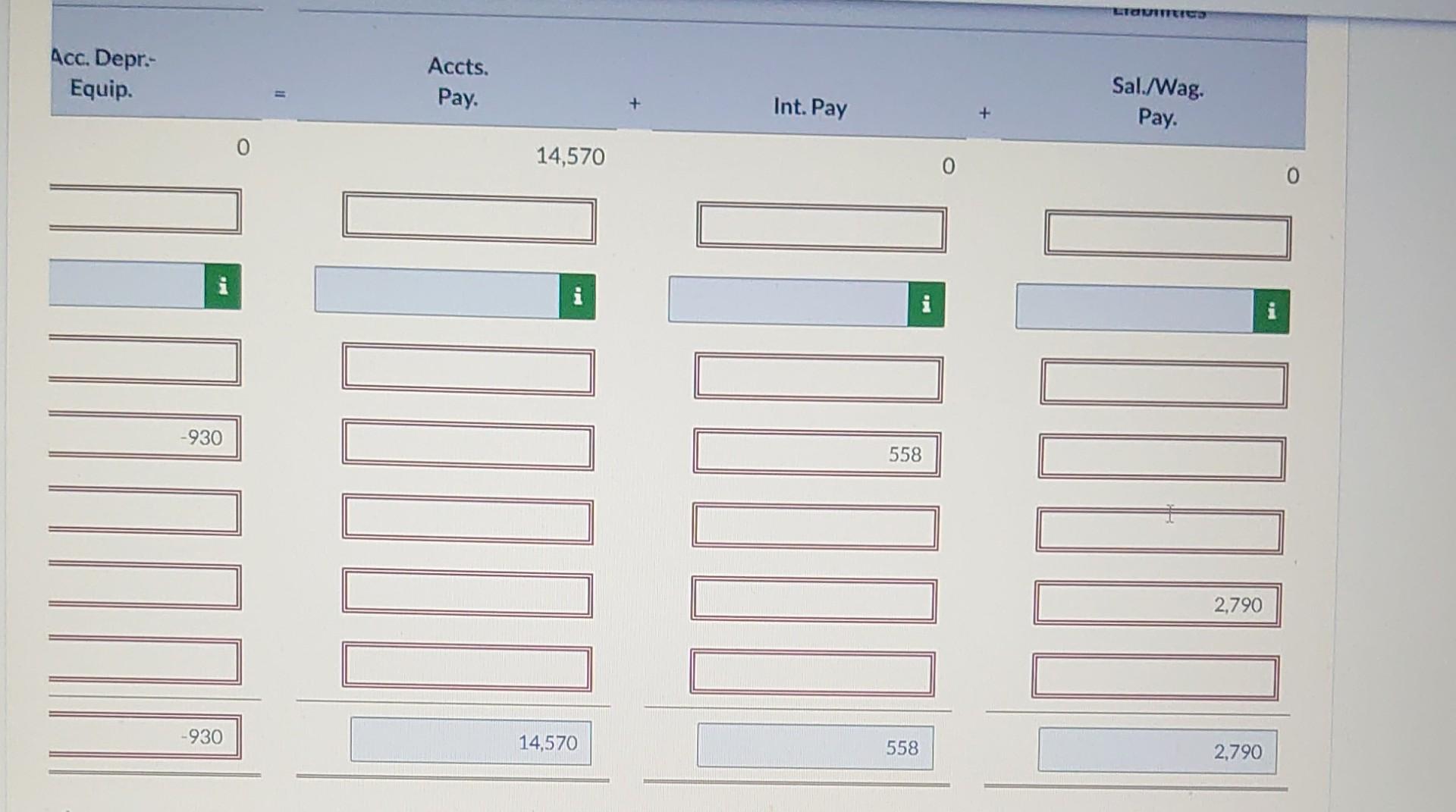 Solved Adj. 2. Adj. 3a. Adj. 3b. Adj. 4. Adj. 5. Adj. 6. | Chegg.com