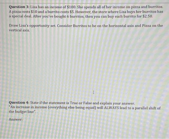 Solved Question 2: Explain why Indifference curves cannot | Chegg.com
