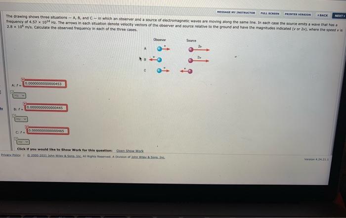 Solved MESSAGE NY INSTRUCTOR PULL SCREEN PRINTER VERSION | Chegg.com