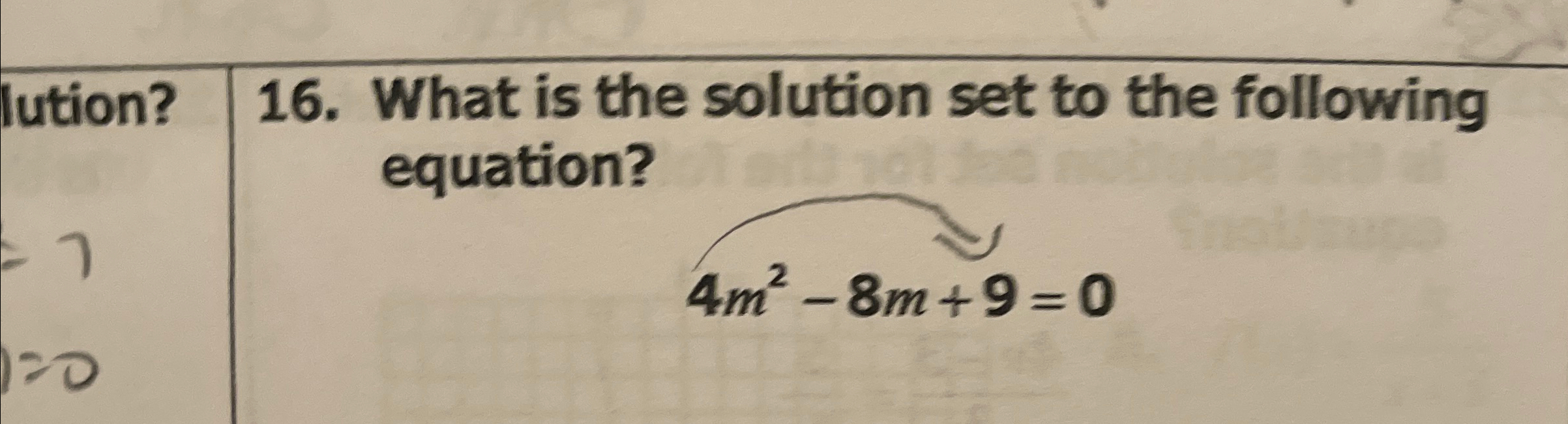 Solved What is the solution set to the following | Chegg.com