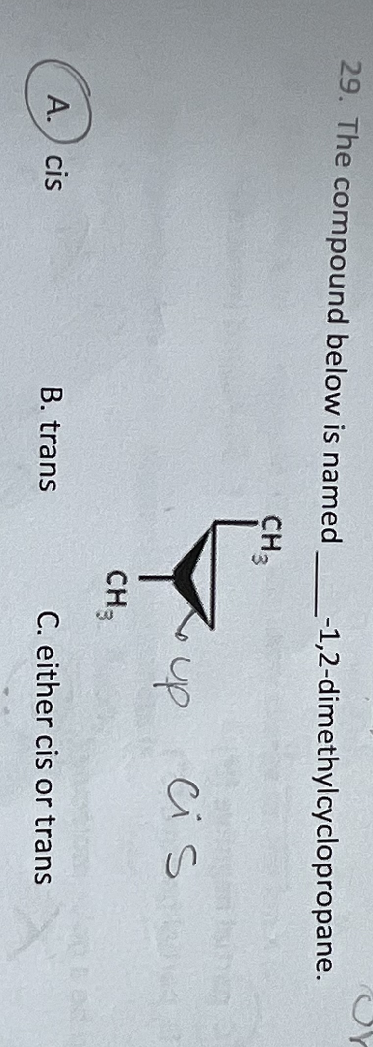 Solved The compound below is named | Chegg.com
