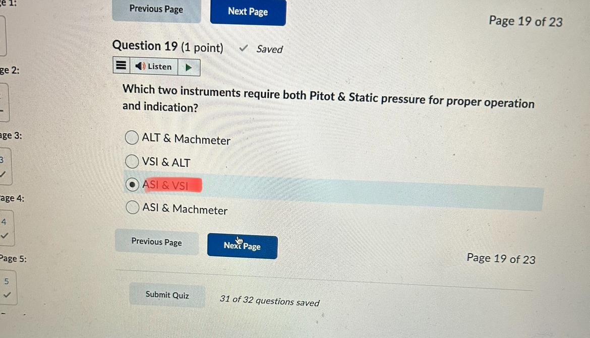 Solved Page 19 ﻿of 23Question 19 (1 ﻿point) | Chegg.com