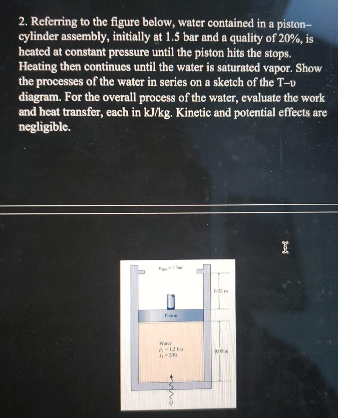 Solved 1. A well-insulated rigid tank having a volume of 10 | Chegg.com